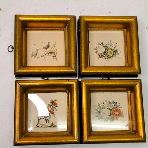 Vintage | Wall Decor | Vintage 4 Fleck Bros Wall Plaque Frames Of ...